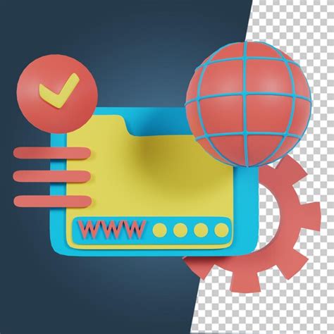 Premium Psd Internet Web Security Icon 3d Icon Element For Internet System