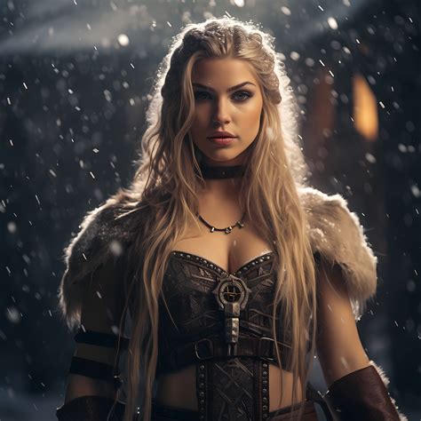 Download Ai Generated Woman Viking Royalty Free Stock Illustration