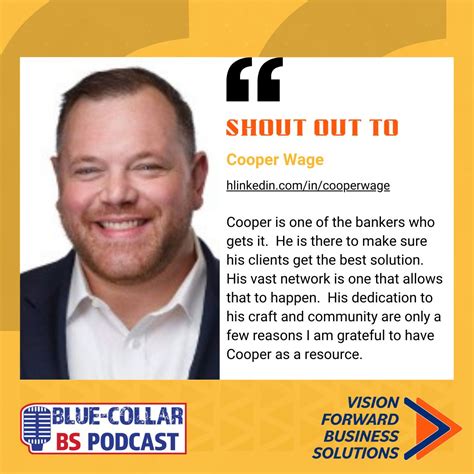 Brad Herda On Linkedin 💥 Saturday Shoutout 💥 Cooper Wage Is One Of The