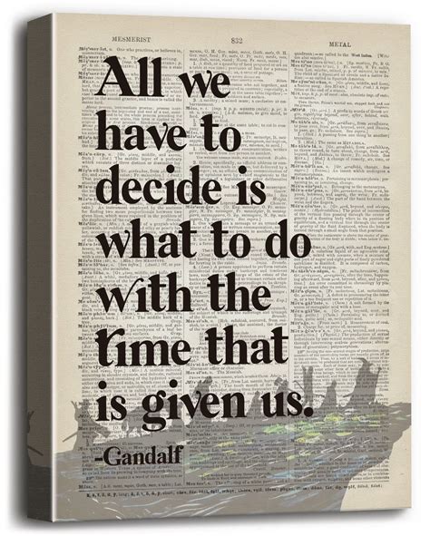 Gandalf Time Quote
