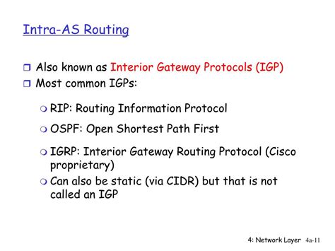 Ppt 15 Inter And Intra As Rip Ospf Bgp Router Architecture