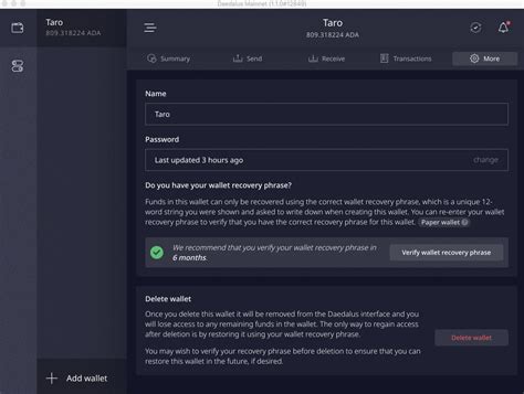 Reset Wallet Spending Password Iohk Support