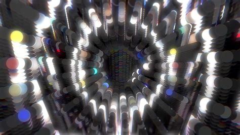 D Animation Of Abstract Rotating Particles Stock Video At Vecteezy