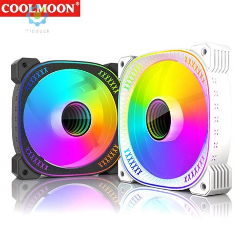 120mm Pc Case Cooling Fan 5v 3pin Argb And 12v 4pin Pwm For Computer Chassis Cpu [hidduck Ph