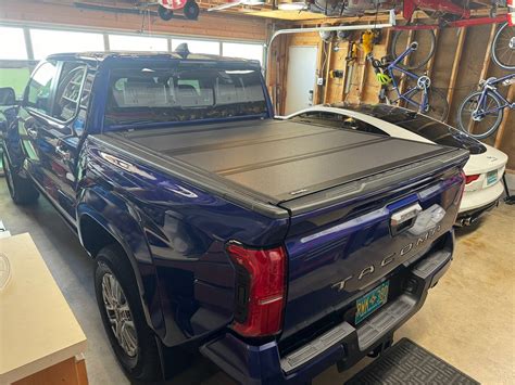 Oem Trifold Hard Tonneau Cover Pt954 35240 Installed On 2024 Tacoma