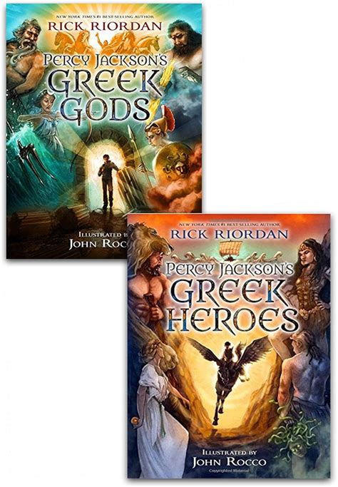 Percy Jacksons Greek Myths Deluxe Collection Rick Riordan 2 Books Set Illustrated Percy Jackson