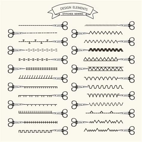 23 727 963 Stitch Pattern Vector Images Depositphotos