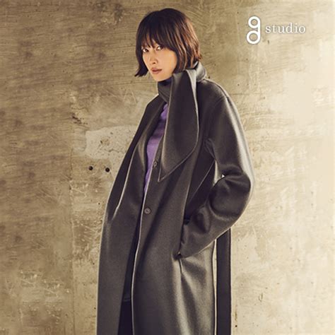 [cjmall] 지스튜디오 23fw 캐시미어100 핸드메이드 코트 머플러 12707929 홈쇼핑모아