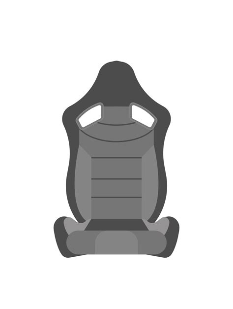 Sports Car Seat Vector Illustration 26429866 Vector Art At Vecteezy