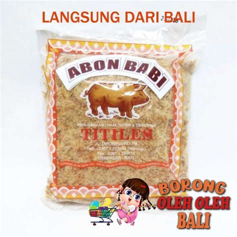 Promo Abon Babi Titiles Bali Abon Babi Titiles Murah Abon Babi Bali