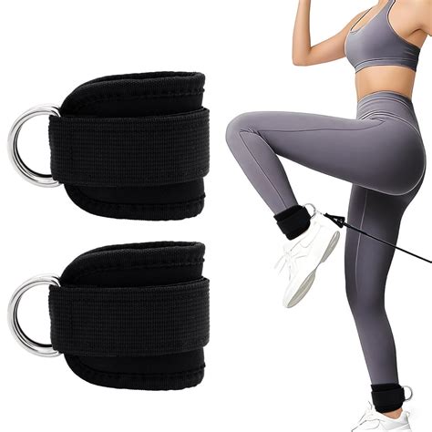 Ankle Strap For Cable Exercise Machines Work Out Cuff Attachment For