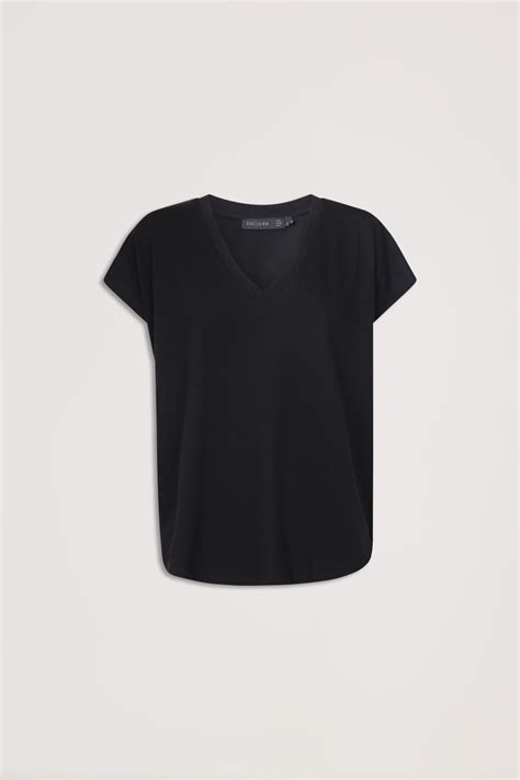 Kingsley V Neck Tee Bright White Decjuba