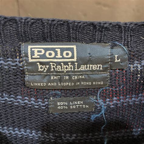 90s Polo By Ralph Lauren Linen×cotton Knit Sweater Vostok
