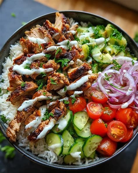 Chicken Shawarma Bowl Recipe Delicious And Easy Comfort Food