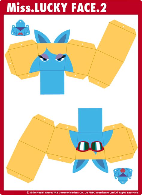 Miss Lucky Papercrafts From Paper Pecola Vol 3 Iwatanaomi Fanblog