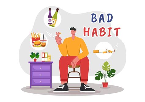 Bad Habits Productivity Vector Art Icons And Graphics For Free Download