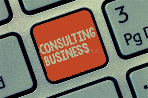 Word Writing Text Consulting Business Business Concept For Consultancy
