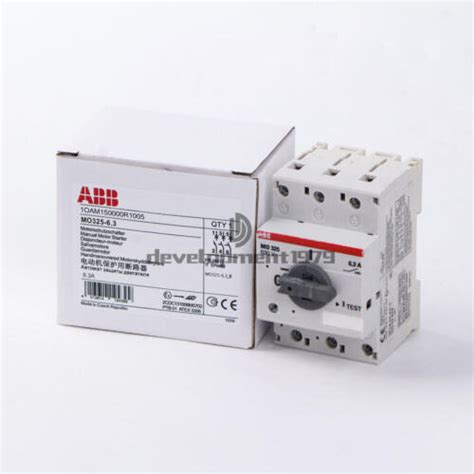 1pcs New Abb Mo325 6 3a Motor Protection Switch Ebay