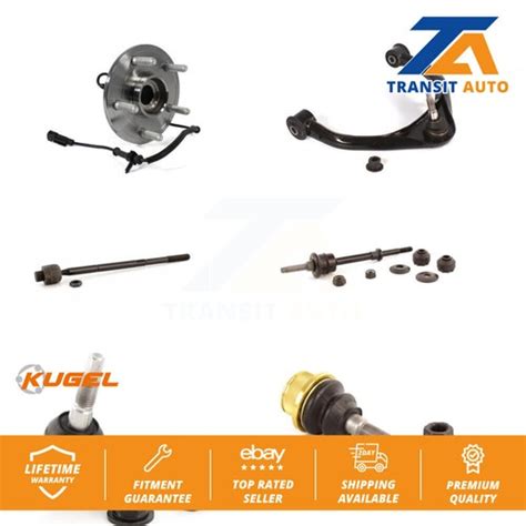 Front Left Hub Bearing Upper Control Arm Lower Ball Joint Tie Rod