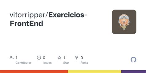 Github Vitorripper Exercicios Frontend