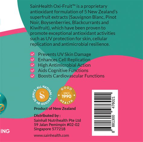 Best Seller Oxi Fruit™ Antioxidant Complex Sainhealth