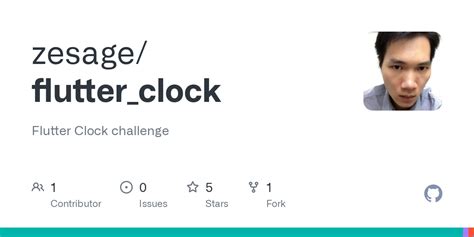 GitHub Zesage Flutter Clock Flutter Clock Challenge
