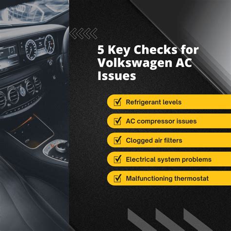 Vw Air Conditioning Troubleshooting Quick Fixes And Tips