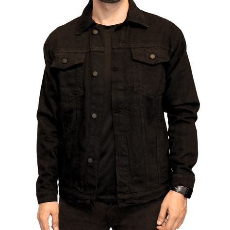 Denim Jacket Black Welcome To Mensifypk