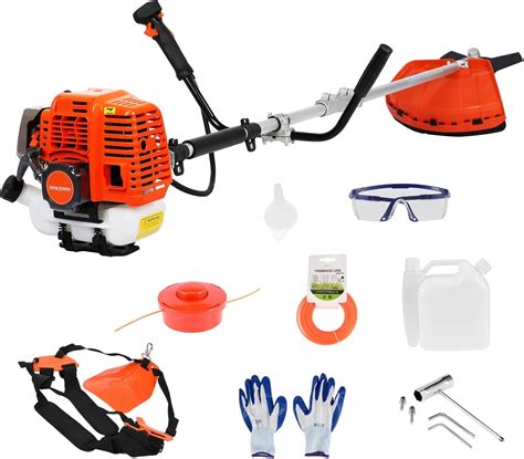 Cukoekim 52cc Petrol Grass Trimmer Upgraded 2 In 1 Brush Cutter Gas