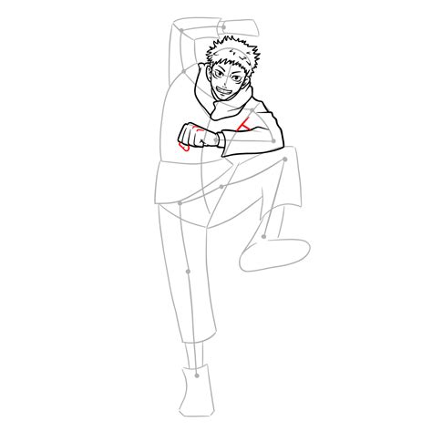 How To Draw Yuji Itadori From Jujutsu Kaisen