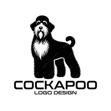 Cockapoo Dog Vector Logo Design Premium Ai Generated Vector