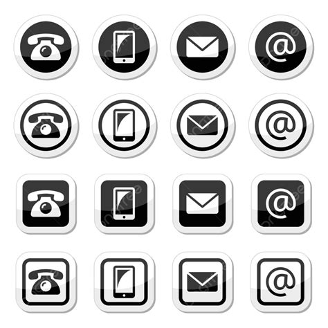 Black Circle Email Icon