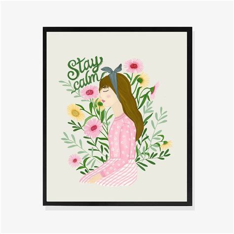 Stay Calm Art Print Wall Art At Best Price In Gurugram Id 26270608230