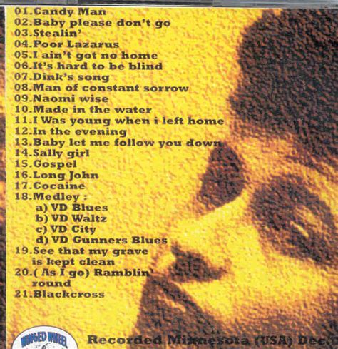 Bob Dylan Dylan Years Vol 2 Live In Minnesota December 1961