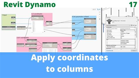 Revit Dynamo Apply Coordinates To Columns Example YouTube