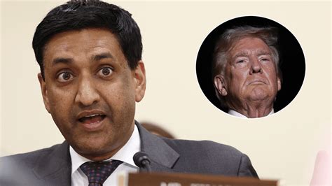 Rep Ro Khanna And Former President Donald Trump Getty Images