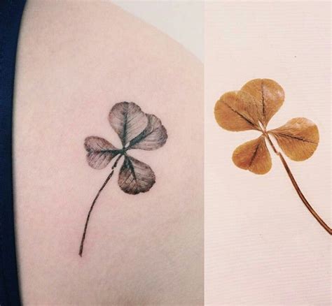 Pin By Ashlee Mccown On Color Me Beautiful Clover Tattoos Four Leaf