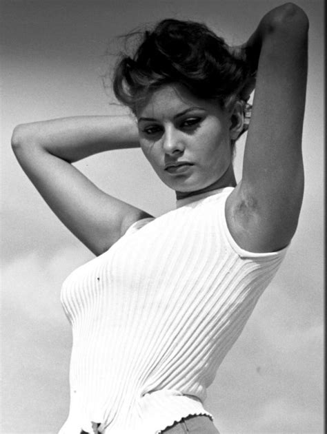Sophia Loren Can Make Even Visible Armpit Hair Seem Sexy ~ Vintage Everyday