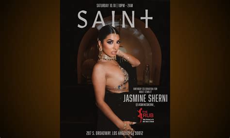 Jasmine Sherni Celebrates Birthday At Saint Dtla Avn