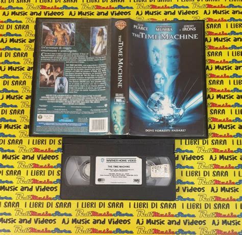 Vhs Film The Time Machine 2002 Guy Pearce Samantha Mumba Warner F41