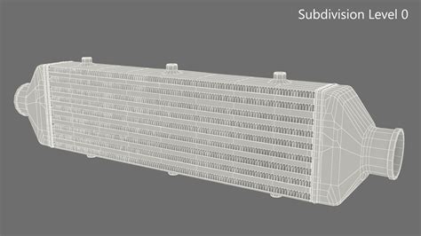 Mishimoto Car Intercooler Two Sided Pipes 3d Model 29 3ds Blend