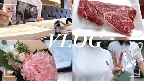 Vlog 어쩌다 요리 브이로그🍱 카페공부 우당탕탕 엄마 생일상 요리하기 🏻 화이트와인 🥂 엉덩이빵 맛남샌드 😍 Youtube