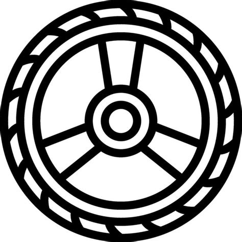 Wheel Outline Vector Art Icons And Graphics For Free Download