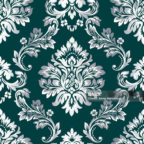 완벽 한 다 마스크 패턴입니다 우아한 고전적인 텍스처입니다 럭셔리 로얄 Victorian 바로크 요소 직물 섬유 벽지에 적합