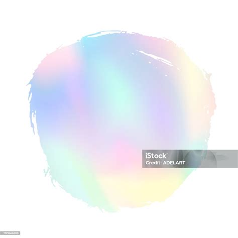 그런 지 얼룩 홀로그램 무지개 색상입니다 잉크 스플래시 텍스트 또는 로고에 대한 격리된 배경입니다 액체 얼룩 수채화 페인트 스트로크입니다 홀로그래피 0명에 대한 스톡 벡터