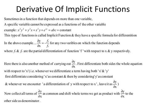 Engineering Mathematics Total Derivatives Chain Rule And Derivativ