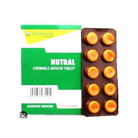 Nutral Chewable Antacid Tablet At ₹ 30stripe New Bank Colony Ko