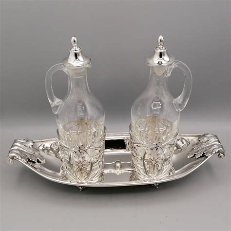 20th Century Italian Art Nouveau Liberty Replica Sterling Silver