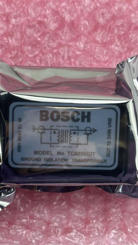 Bosch Tc8235git Ground Loop Isolation Transformer For Video Data Lines