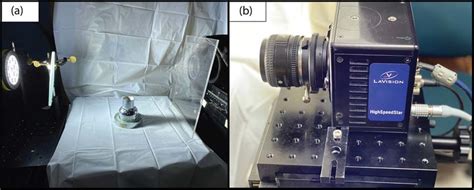 imaging technique a optical setup for high speed shadowgraphy using